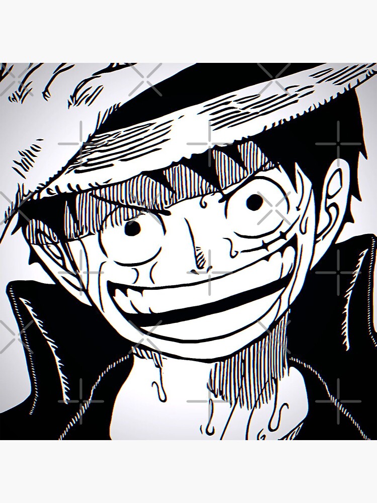 "MUGIWARA LUFFY (STICKER)" Sticker for Sale by gofo21 | Redbubble