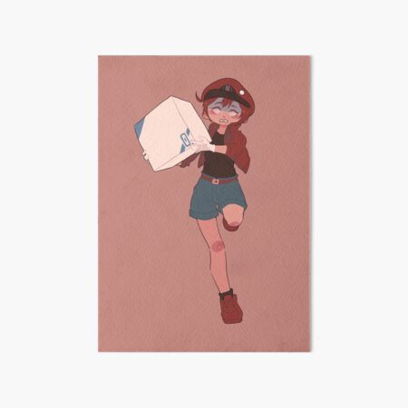 "Red Blood Cell AE3803 | Cells At Work" Art Board Print by BlueMiiiilk ...