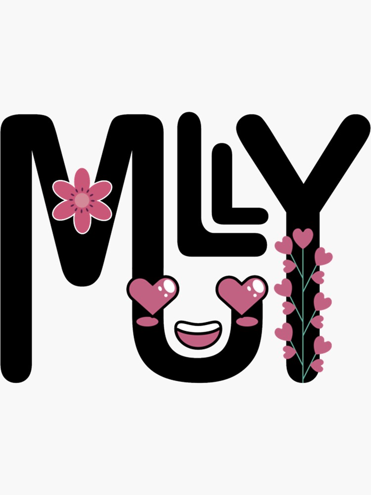 "Mully love cute girls " Sticker by RosarioSono | Redbubble