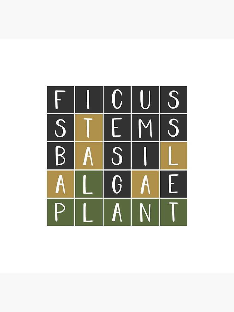 "Planty Word Game" Poster for Sale by sproutgraphics | Redbubble