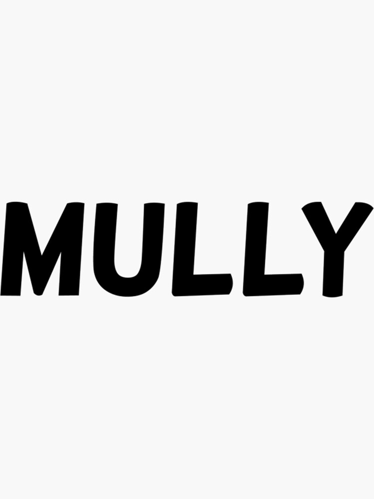 "Mully (2)" Sticker by RosarioSono | Redbubble
