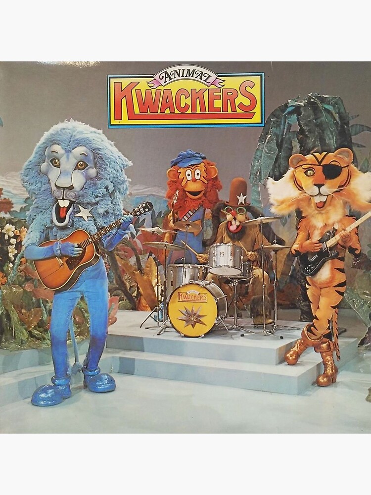 "Animal kwackers record" Sticker by Glinda-39 | Redbubble