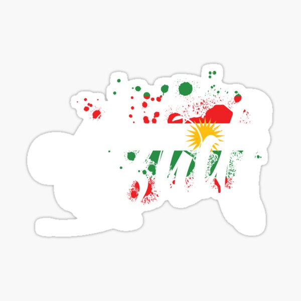 "Azadi-Kurdistan" Sticker by DesignDS | Redbubble