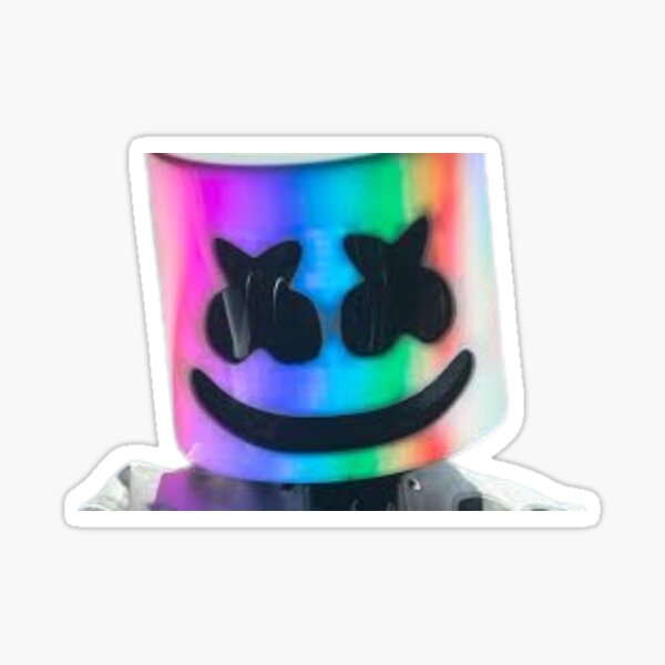 "marshmello" Sticker for Sale by littleart1221 | Redbubble