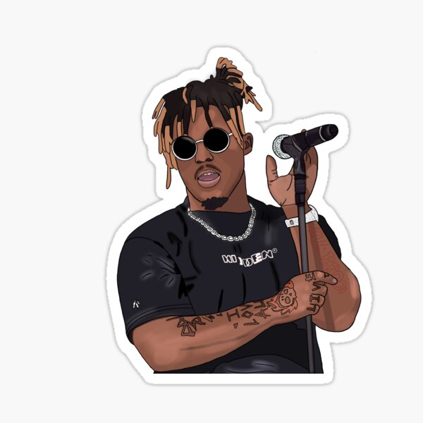 "Juice wrld" Sticker for Sale by Fossy18 | Redbubble