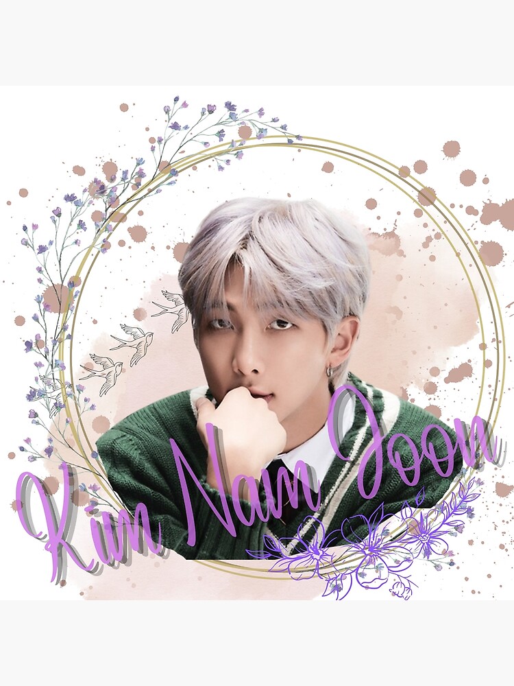 "BTS RM-kim nam joon " Poster for Sale by Sugalybubble | Redbubble