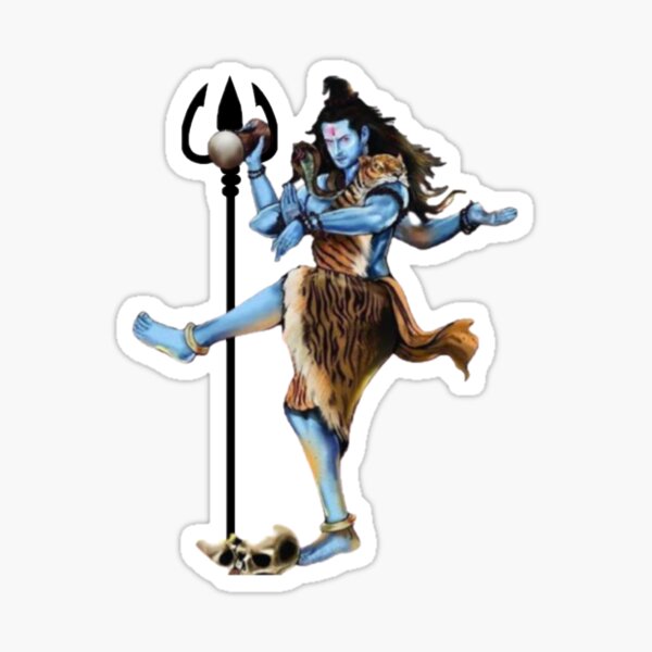 "GOD MAHADEV" Sticker by ABHI07 | Redbubble