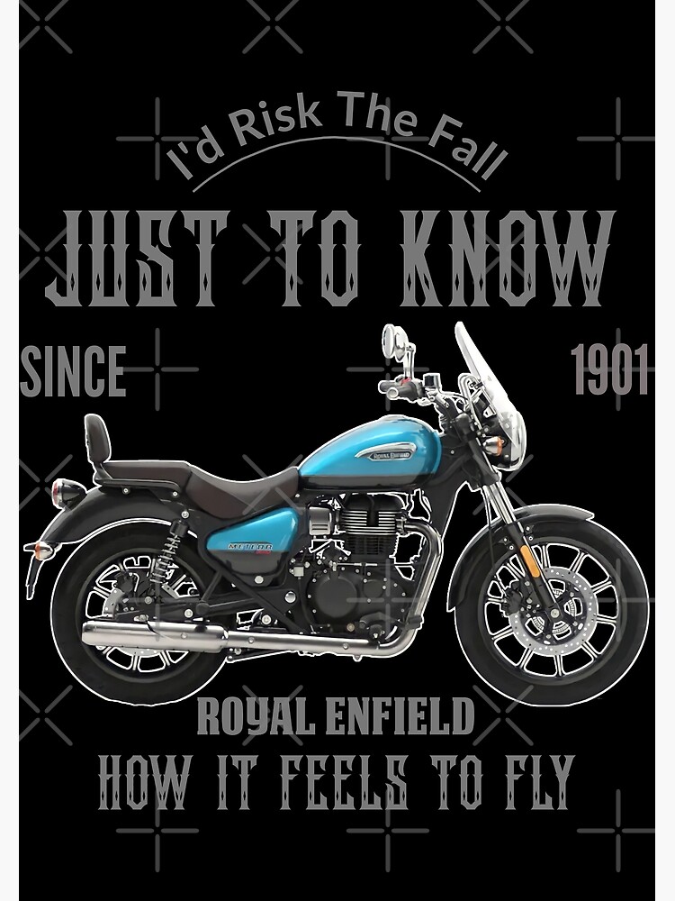 "Royal Enfield meteor 350 designs by FASHION THERAPY. " Poster by Abhi ...