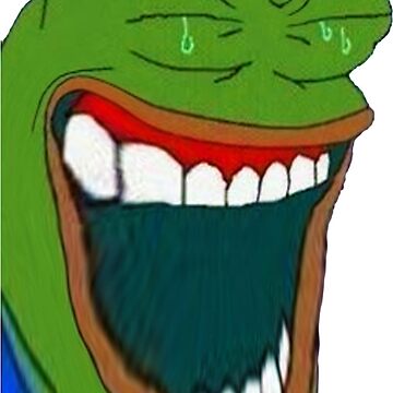 "pepe laughs at poor people" Sticker for Sale by SUBROSA-2 | Redbubble