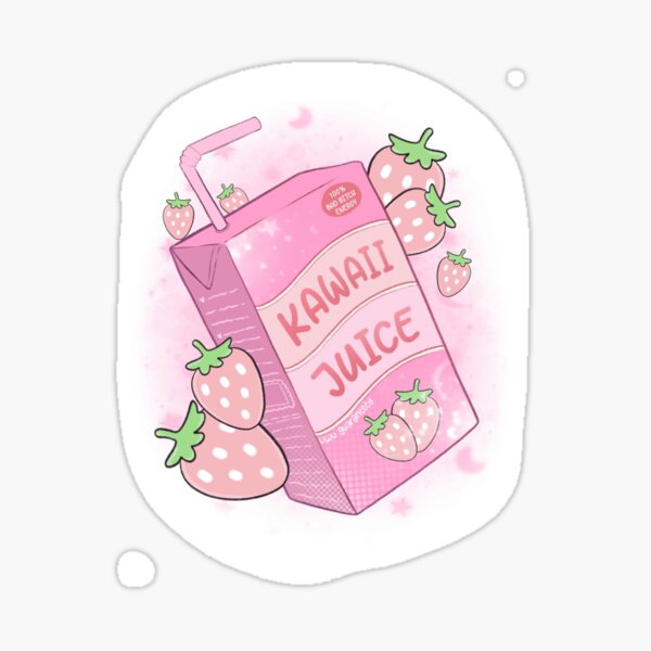 "Kawaii Juice (uwu guaranteed)" Sticker by witchplanet | Redbubble