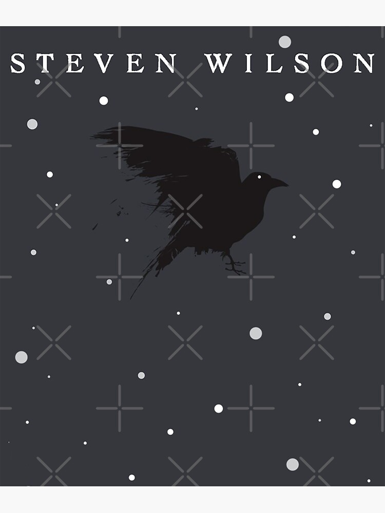 "Steven Wilson raven design for real fans" Sticker by KetyKa | Redbubble