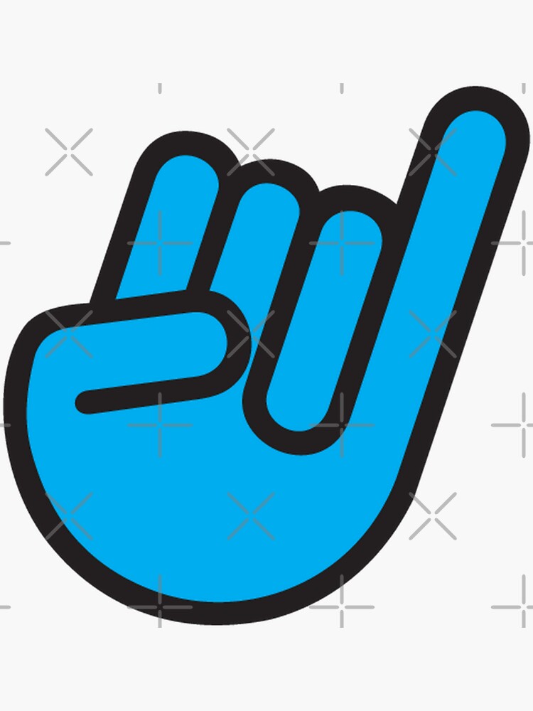 Jdm Finger Logo Decus Smiley Cap Middle Finger Sticker OEM JDM Style