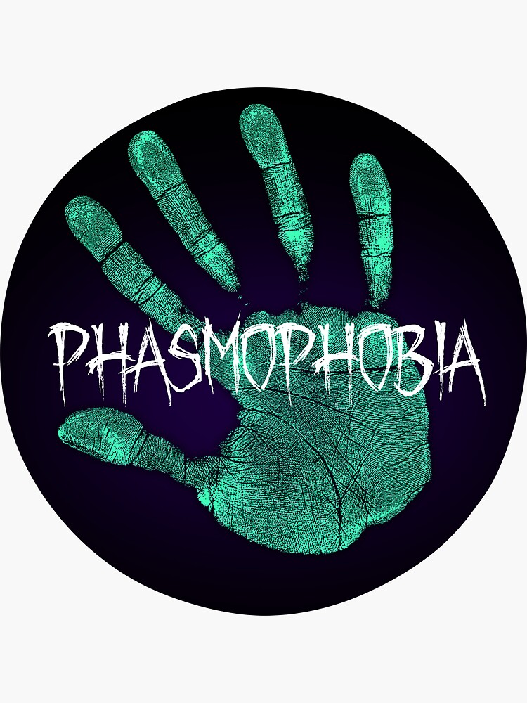 "Phasmophobia" Sticker by ChuteMe | Redbubble