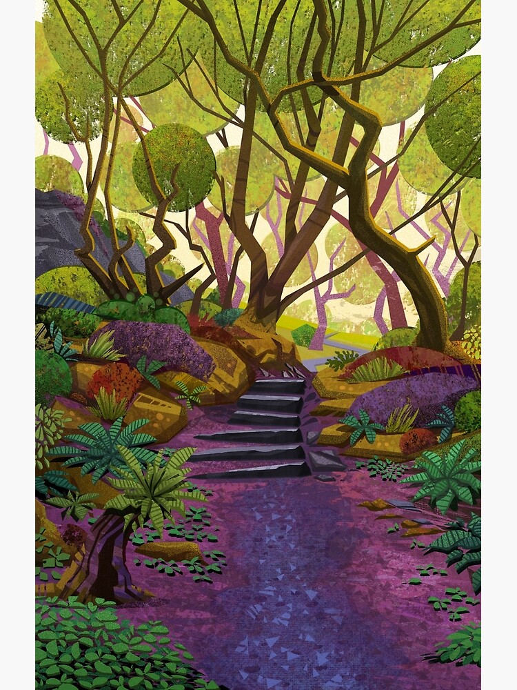 "Forest path" Poster for Sale by AlThompsonArt | Redbubble