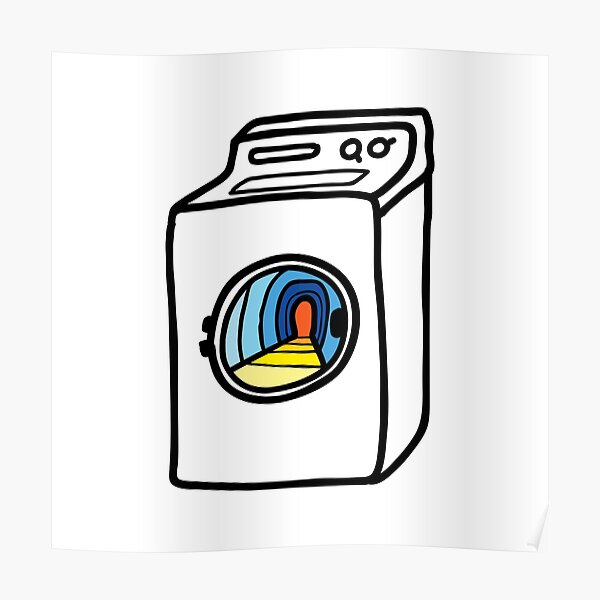 "washing time machine" Poster by davidsfeir | Redbubble