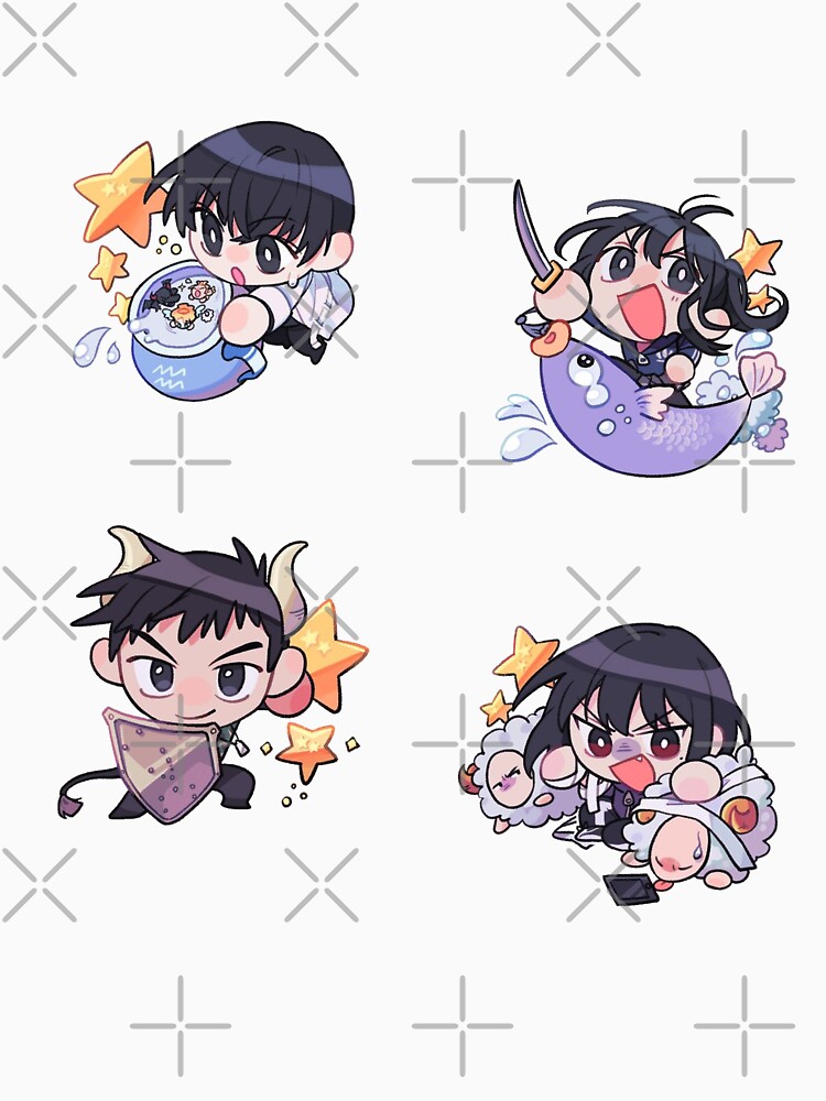 "Cute Chibi Characters Sticker pack - Omniscient readers viewpoint" T ...