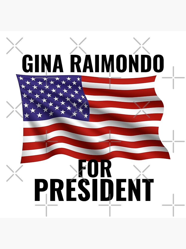 "American Flag Gina Raimondo For President 2024" Poster for Sale by ...