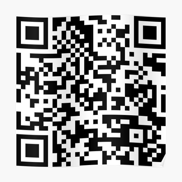 "Troll Song QR Code Large" Poster for Sale by designsbykevin | Redbubble