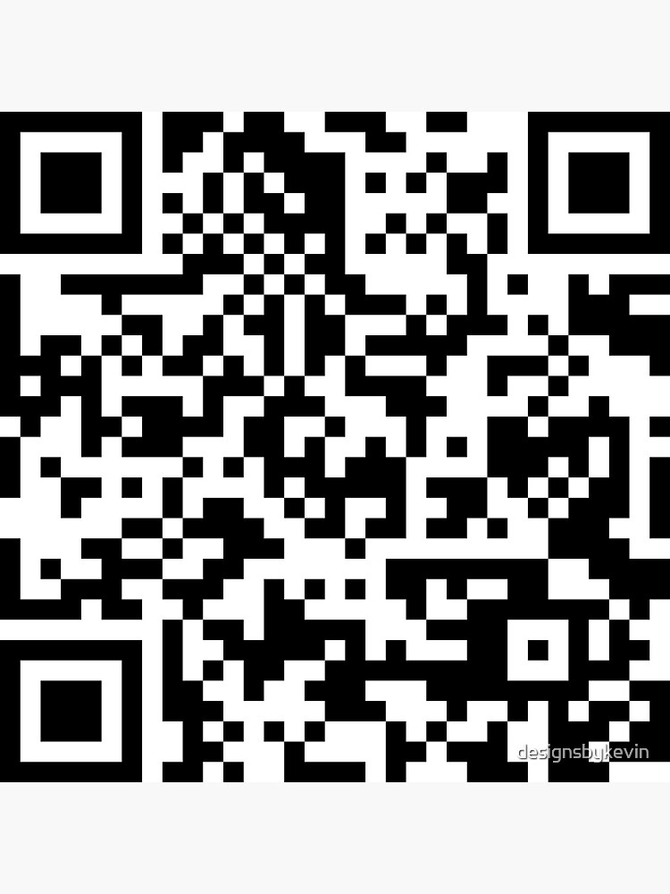 "Troll Song QR Code Large" Sticker by designsbykevin | Redbubble