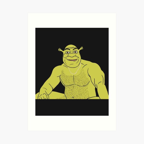 Sexy Shrek Funny Sexy Shrek Fan Sticker Art Print For Sale By Valentinbih7 Redbubble