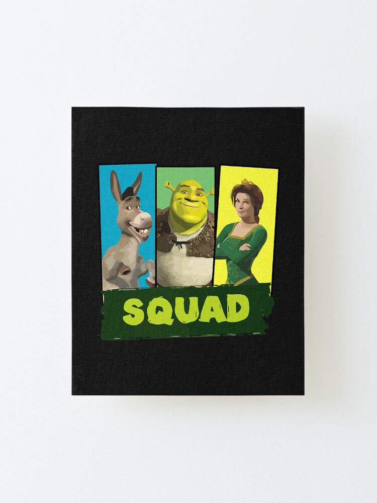 Sexy Shrek Shrek Meme Face Shrek Wazowski Essential Mounted Print By