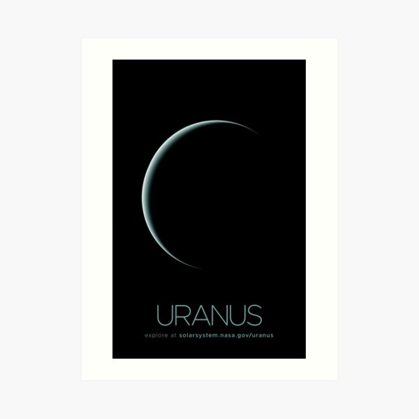 " Uranus Poster - Explore Solar System the National Aeronautics and ...