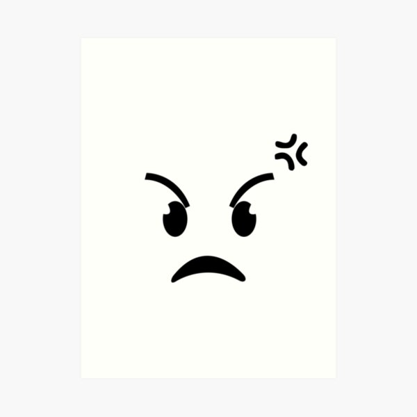 "Kanel Joseph Merch Angry Face Logo" Art Print for Sale by MaherCoShop ...