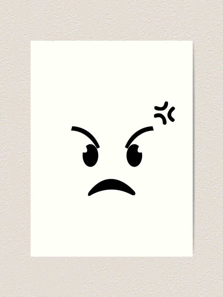 "Kanel Joseph Merch Angry Face Logo" Art Print for Sale by MaherCoShop ...