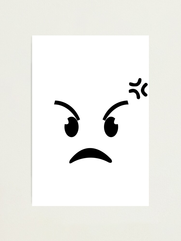 "Kanel Joseph Merch Angry Face Logo" Photographic Print for Sale by ...