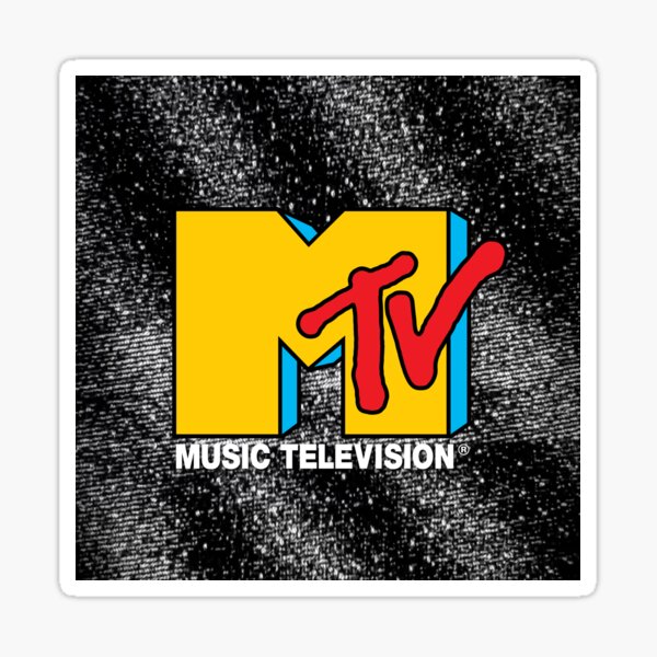 "MTV noise" Sticker by POP-ART-STUDIO | Redbubble