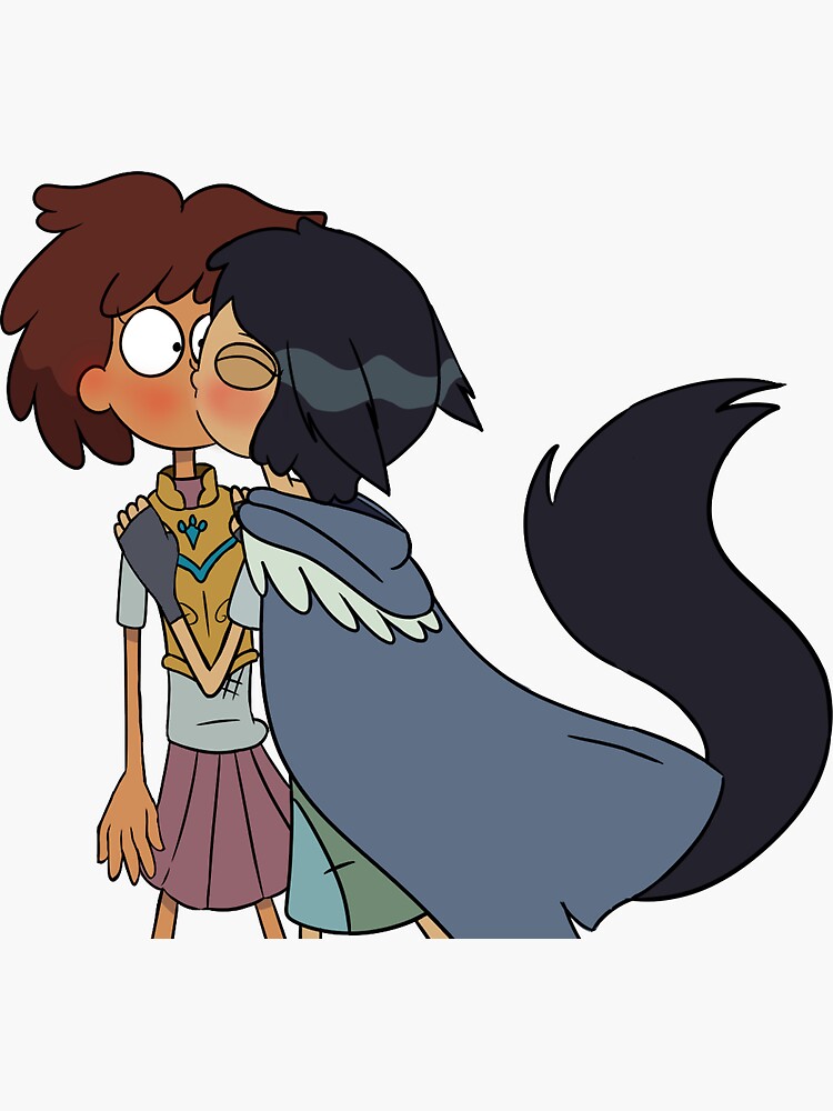 "Marcanne Cat Kiss" Sticker for Sale by FrogCabinShop | Redbubble