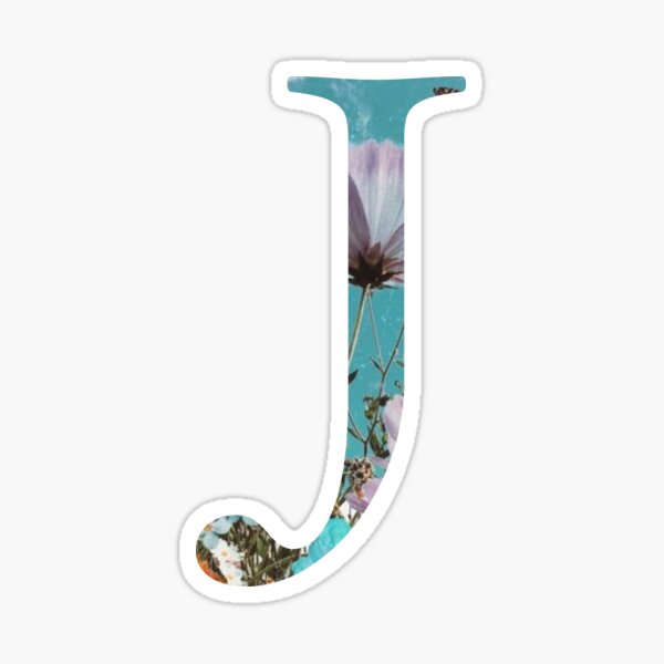 "Letter J" Sticker for Sale by zoology-student | Redbubble
