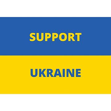 "Support Ukraine Sticker, Support Ukraine Magnet" Sticker for Sale by ...