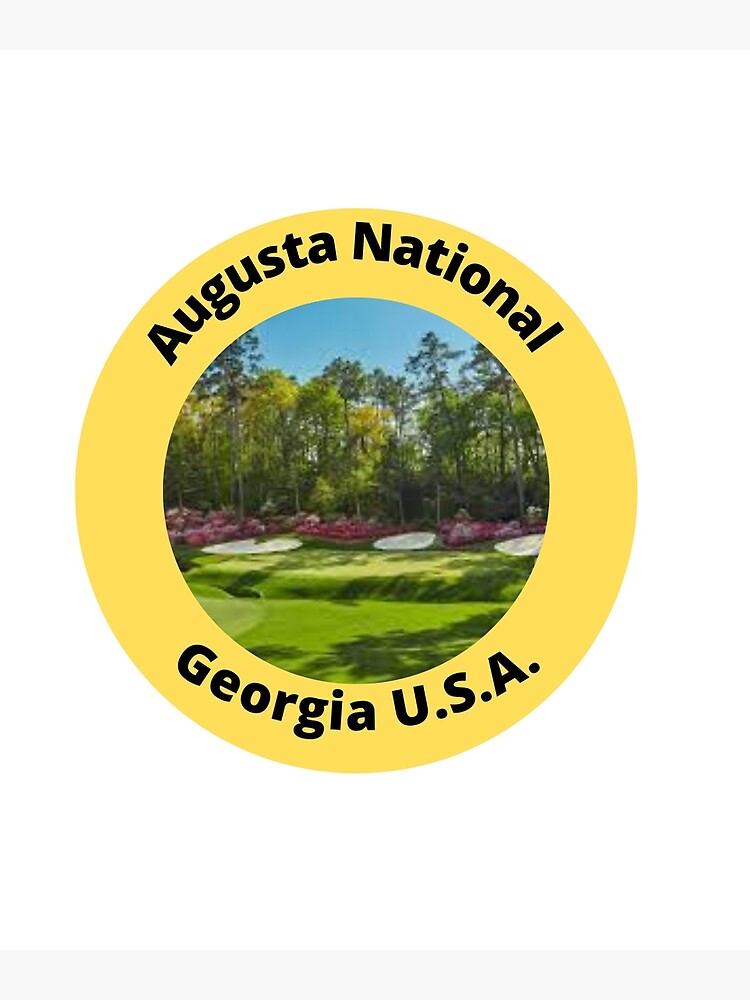 "Augusta National Golf Club, Georgia, USA" Poster by ContentCreation ...