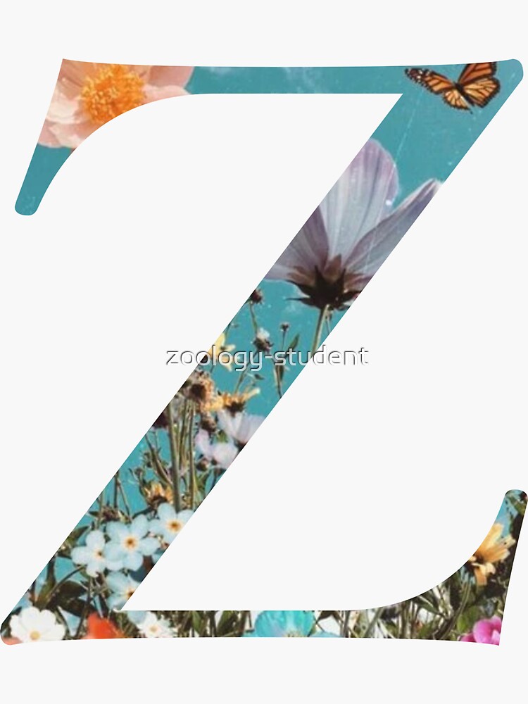 "Letter Z" Sticker by zoology-student | Redbubble