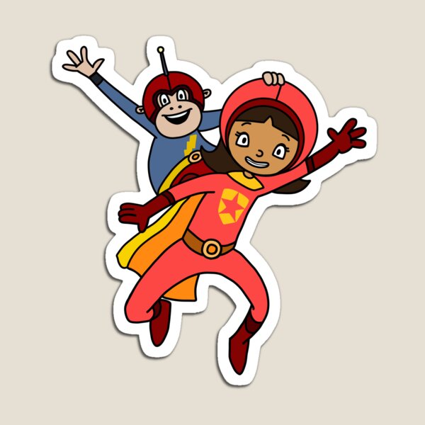 "Wordgirl and Captain Huggy Face Fan Art" Magnet for Sale by Ethereal ...