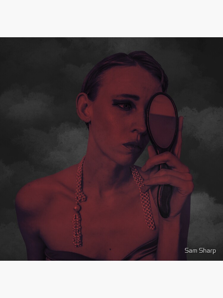 "Self Portrait of Lady Long Limbs Inspired by Interpol" Sticker by ...