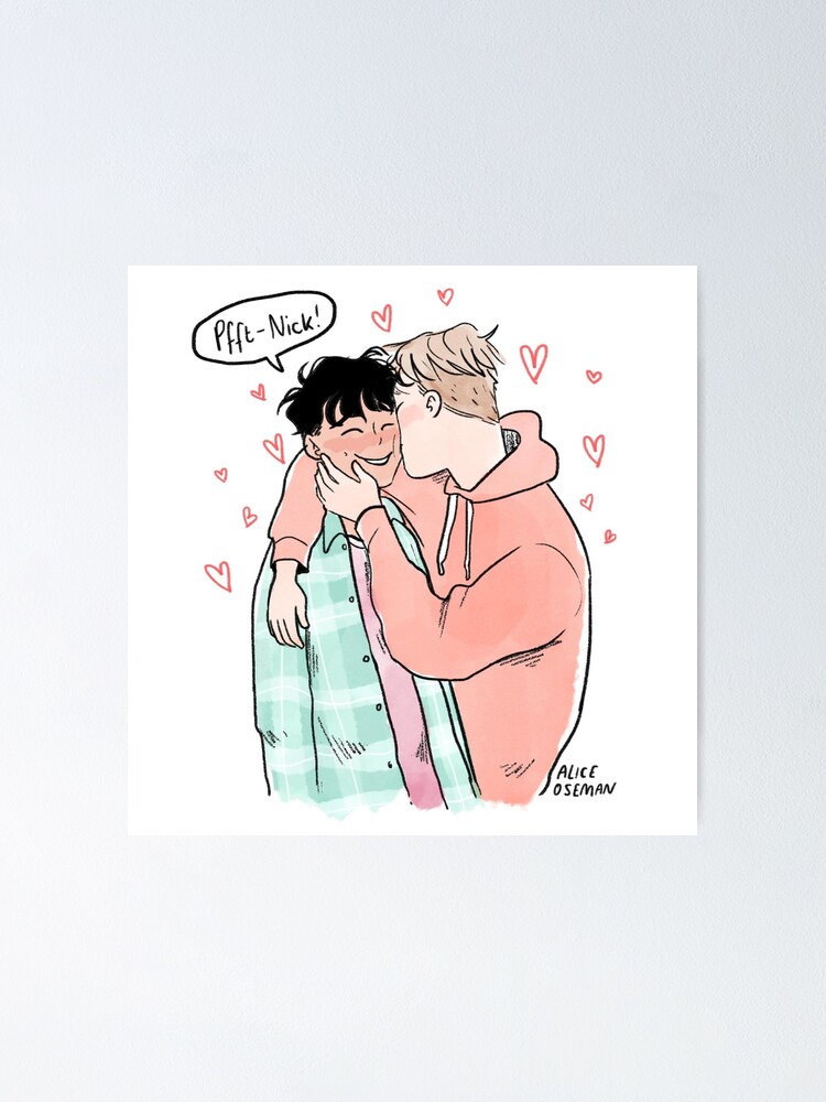 "Charlie Spring and Nick Nelson from Heartstopper Alice Osman" Poster ...