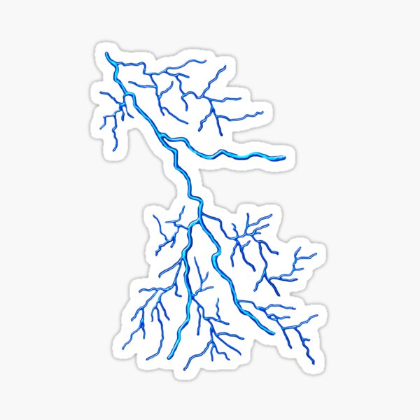 "Lightning " Sticker by JCGair | Redbubble