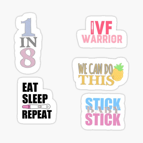 " IVF sticker set " Sticker for Sale by ELithen | Redbubble