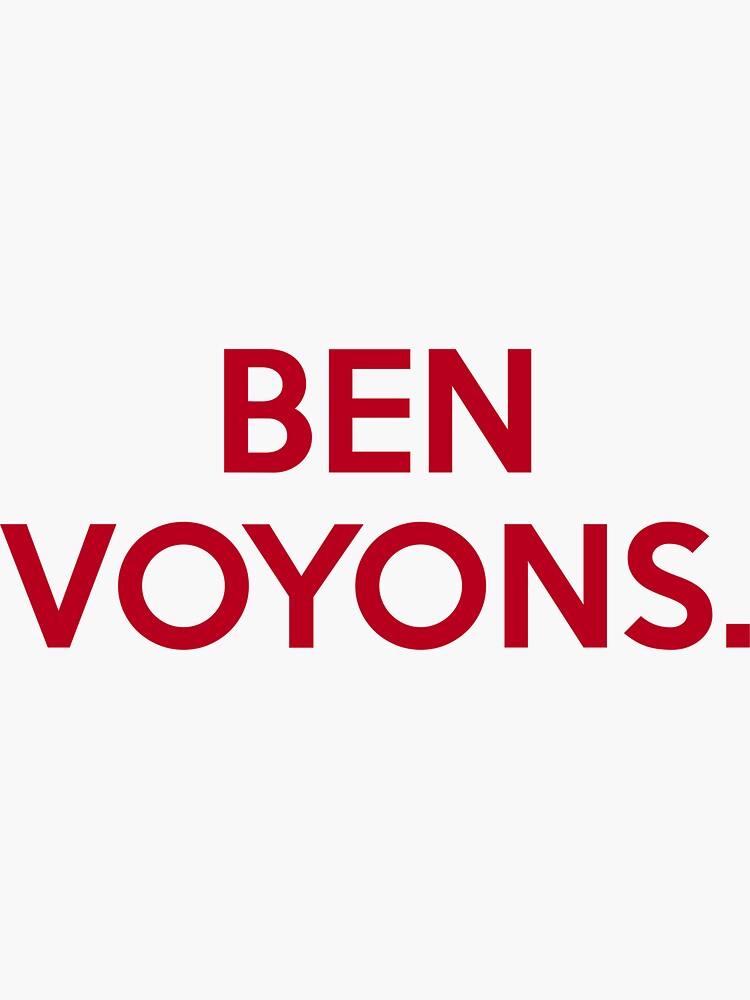 "Ben voyons" Sticker by Taudrood | Redbubble