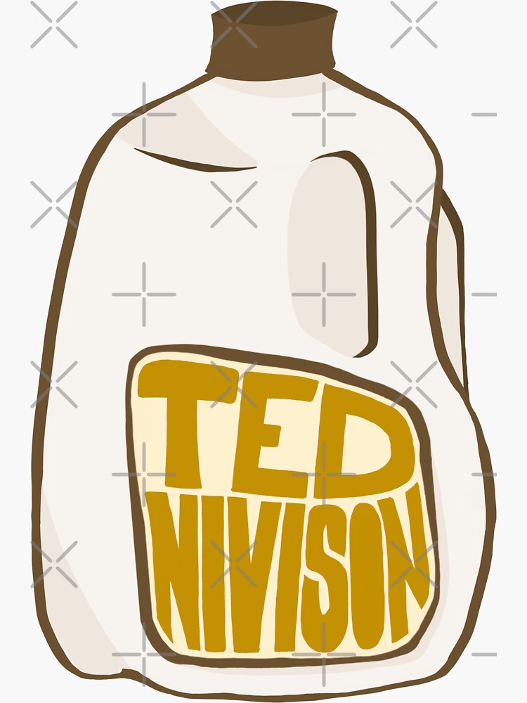 "Ted Nivison Milkman" Sticker for Sale by Ticklebottom | Redbubble