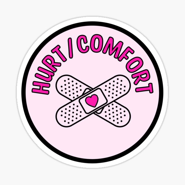 "Hurt/Comfort" Sticker by sayheykate | Redbubble