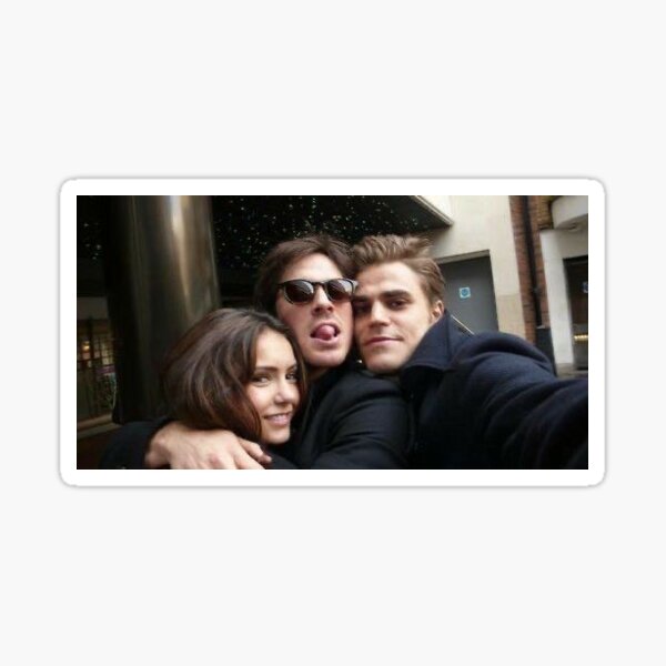 "tvd cast" Sticker by beccadiann | Redbubble