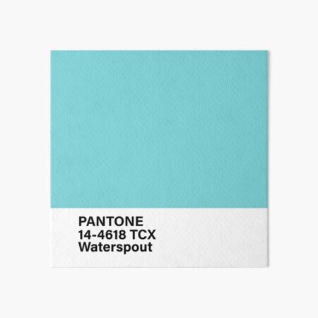 "PANTONE 14-4618 TCX Waterspout" Art Board Print for Sale by princessmi ...