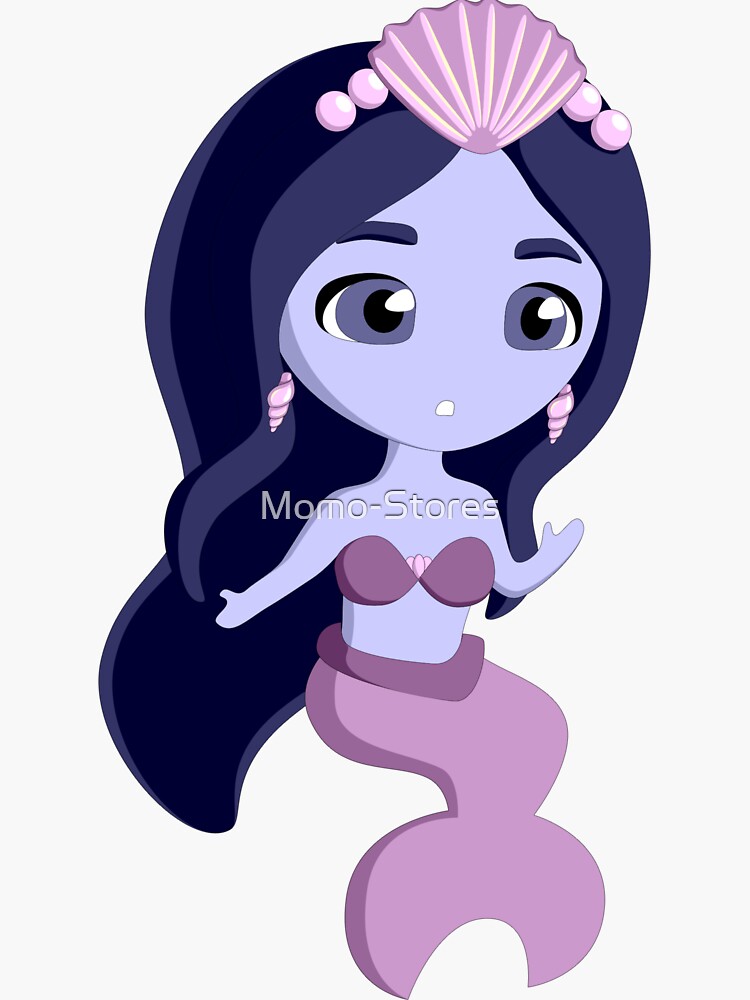 "Mermaid #2" Sticker by Momo-Stores | Redbubble
