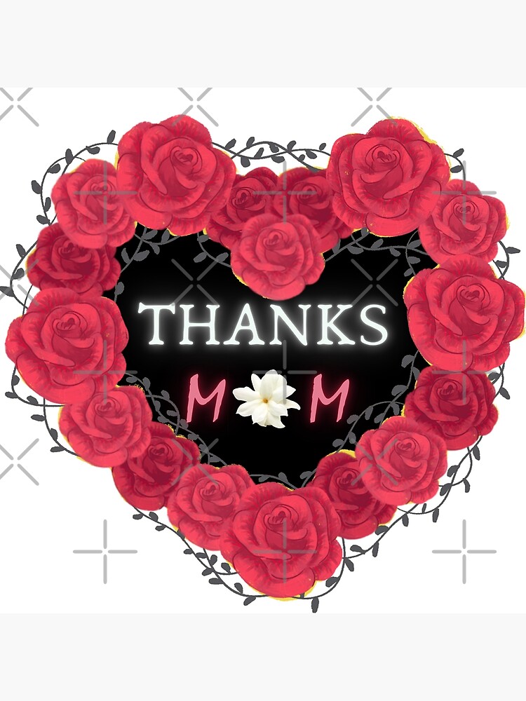 "Thanks mom, Merci maman , Je t'aime maman, شكراً أمي " Poster by ...
