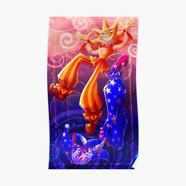 "Five Nights at Freddy's Security Breach - SUN and MOON DROP 2" Poster ...