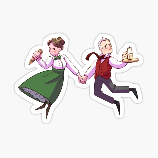 "The Harkers" Sticker for Sale by georgiacooked | Redbubble