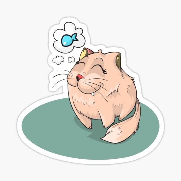 "Cat , Kitty , Cartoon" Sticker for Sale by Momo-Stores | Redbubble